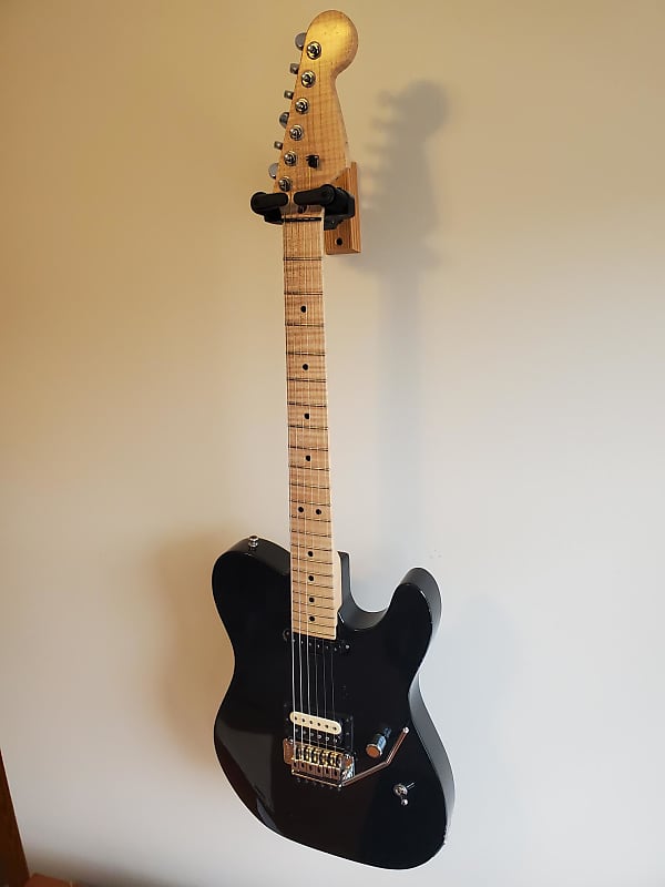 Musikraft Super Strat-Tele-Charvel Type Guitar 2017 Black | Reverb