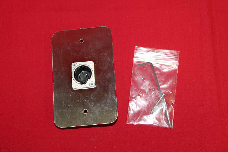 Mystery FP-1G-1-S Wall Plate 1 Gang, Stainless, Neutrik D® | Reverb