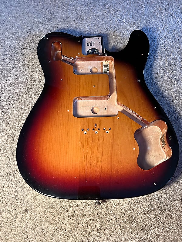 Stew Mac 72 RI Fender Telecaster Deluxe Body 3 tone sunburst | Reverb