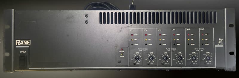 Rane M6 Amplifier | Reverb