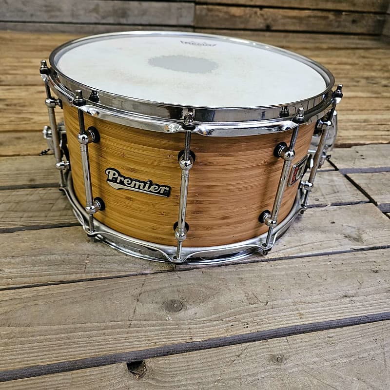 Snare Drum 14" Premier One Series, Bamboo Natural USED! | Reverb