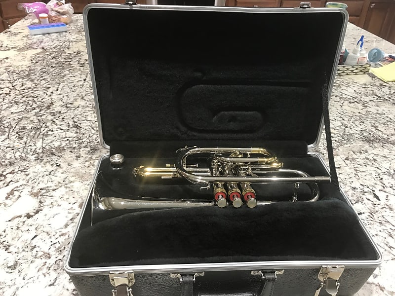 Conn 38A Constellation Cornet [Short Model] 1968 Silver | Reverb