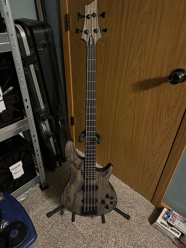 Schecter C-4 Apocalypse Bass guitar 34” scale - LIKE NEW | Reverb