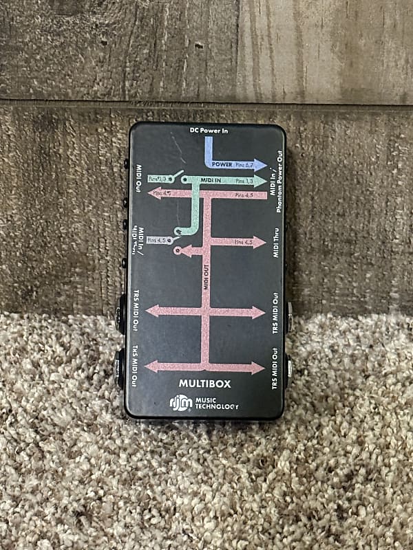 RJM Multibox MIDI interface, MIDI Thru Box, TRS MIDI | Reverb
