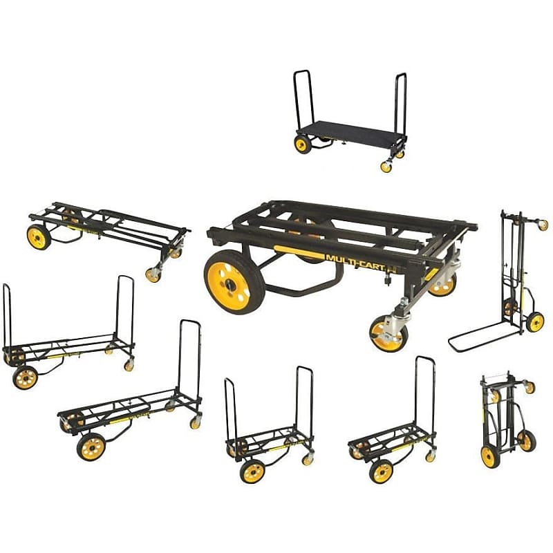 RocknRoller Multi-Cart Equipment Cart with R-Trac Wheels, | Reverb