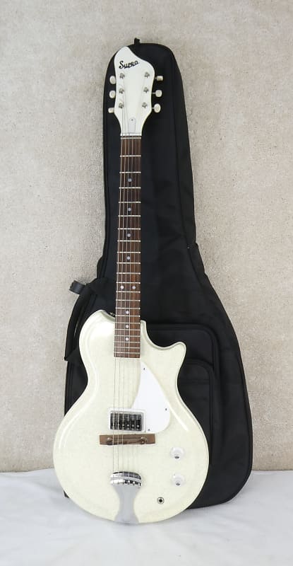 Supro 1572 SW Belmont American 2018-2022 - Sparkle White | Reverb