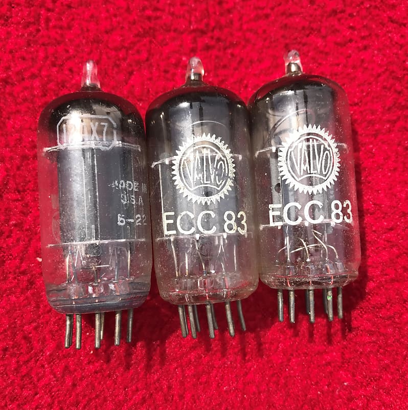 LOT (3) Vintage 12AX7 ECC83 Tubes VALVO RCA Made in Germany | Reverb