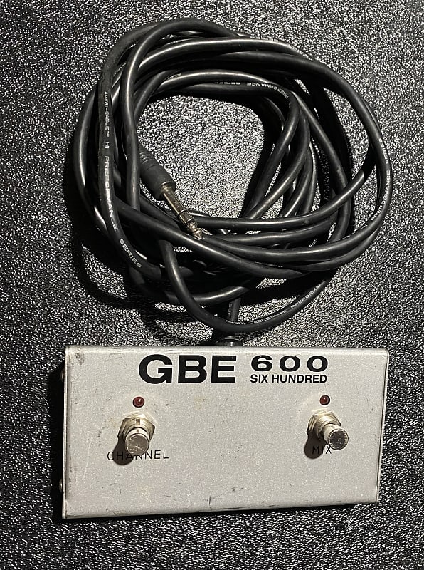 Genz Benz GBE 600 2 Button Footswitch (Channel / Mix) | Reverb