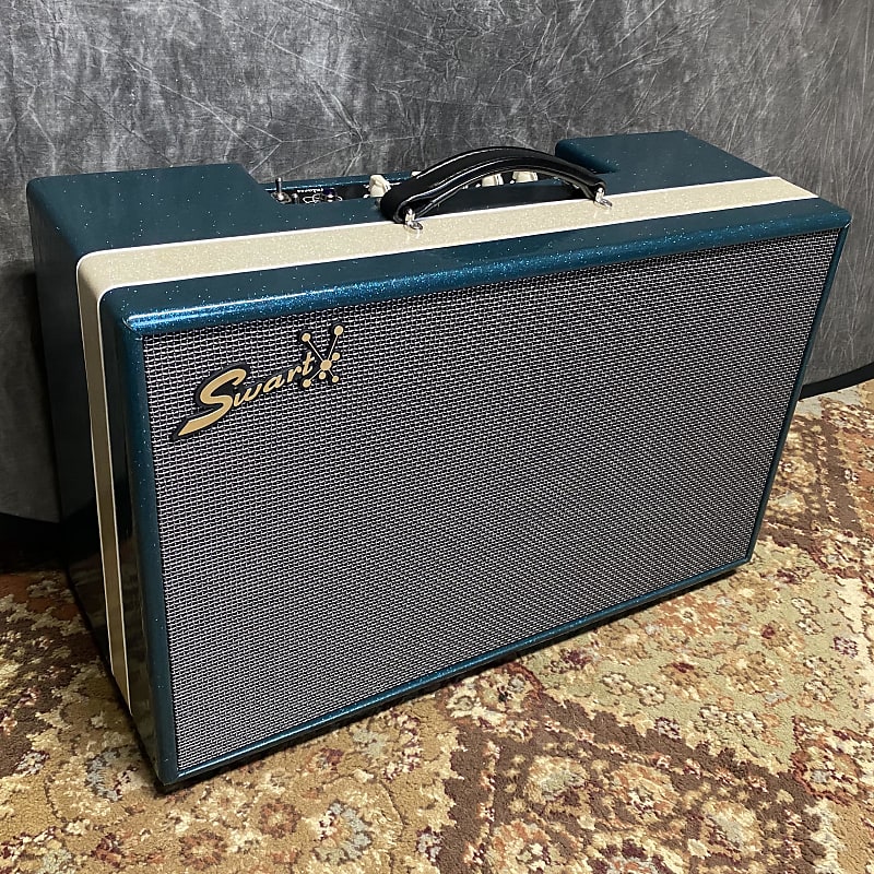Swart Antares 2022 Blue Sparkle, 18-22W, 6V6/6L6, Point to | Reverb