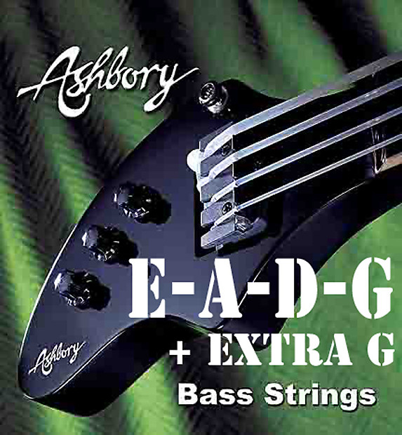 Ashbory Bass Strings + Extra G & Slyde-Rite | Reverb