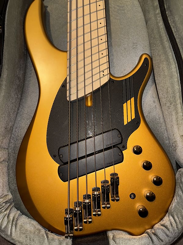 Dingwall NG2 6-String Matte Gold Metallic Electric Bass | Reverb