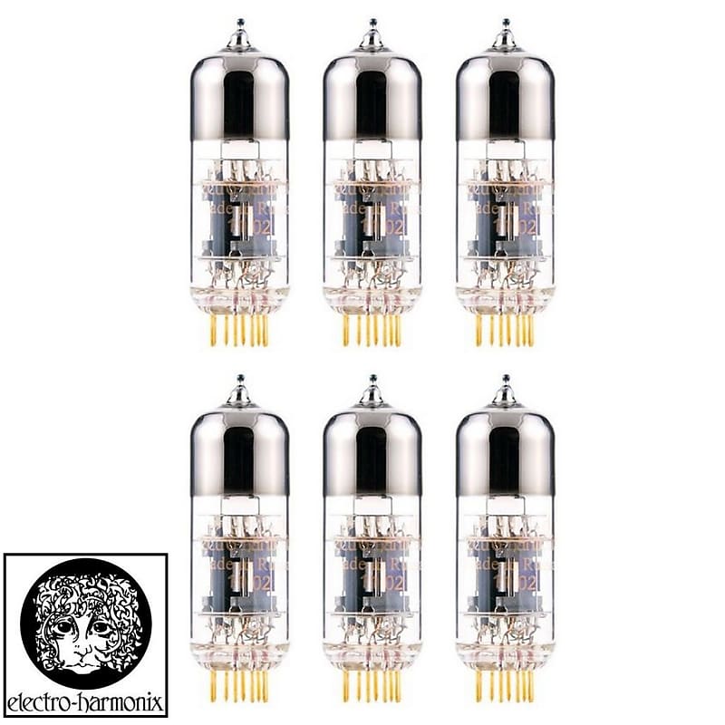 New Matched Sextet (6) Electro-Harmonix 6H30Pi GOLD PINS | Reverb