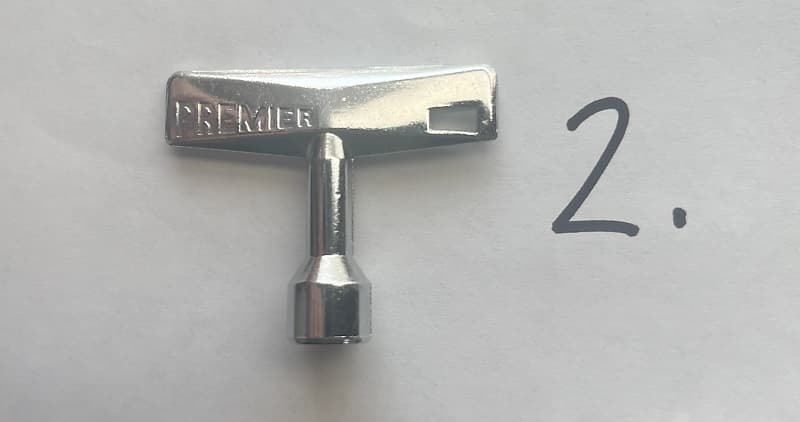 Premier 70's Slotted Drum Key - 5 available!! | Reverb