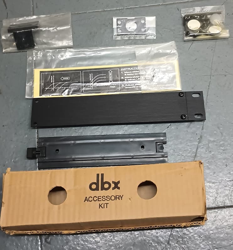 dbx half rack mounting kit 90s - black | Reverb