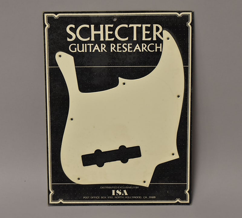 1970s-1980s Schecter USA J-Style Bass Sealed Pickguard NOS | Reverb
