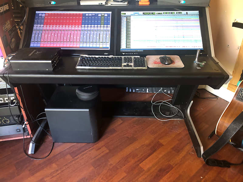 Steven Slate RAVEN MTi CORE Station Desk with 2 RAVEN MTi2s | Reverb
