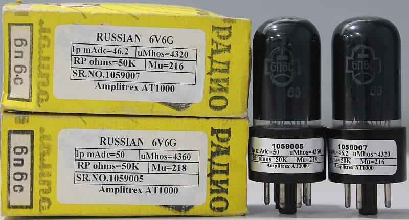 Reflector 6N6C 6V6GT Made in USSR 70’s Amplitrex tested 1 | Reverb