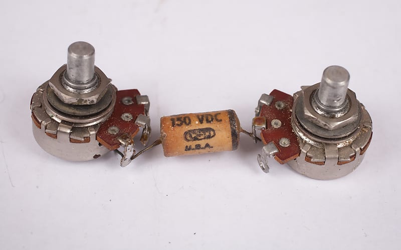 Fender Stackpole Pots and Capacitor 1957 | Reverb