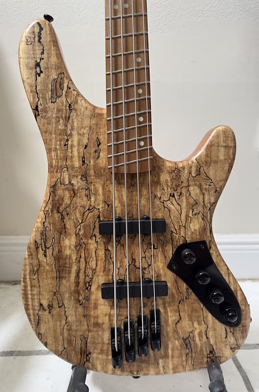 Kiesel JBM4 2020 - Spalted Maple top & matching headstock | Reverb