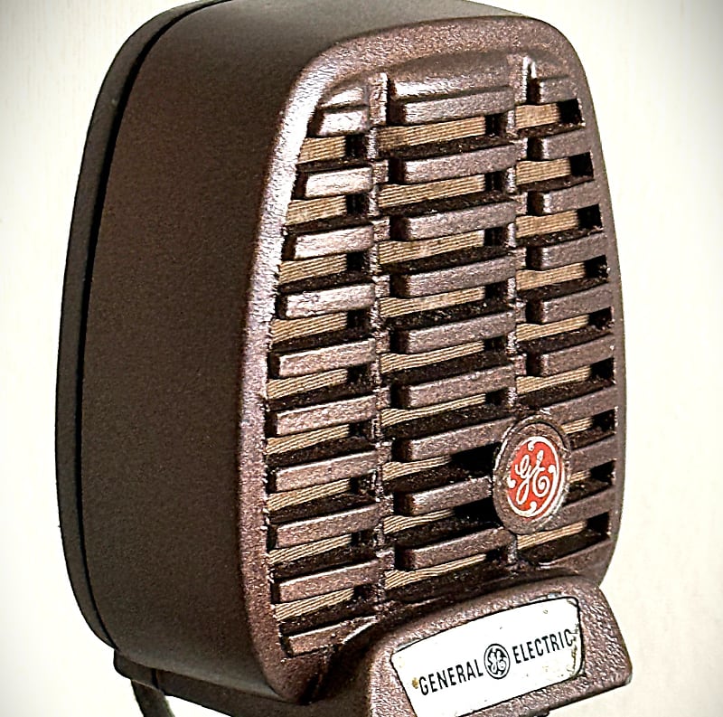 Vintage 1950's GE "Hercules" Dynamic Microphone, working, | Reverb