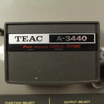 TEAC A-3440 Four Channel Simul-Sync Reel to Reel Tape | Reverb