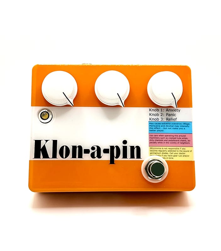 Selltronics Klon-A-Pin Overdrive with Battery Clip | Reverb