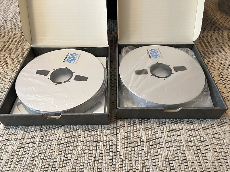 NEW! Ampex 456 Grand Master Gold 2 inch ( 2") New / Virgin 24 | Reverb