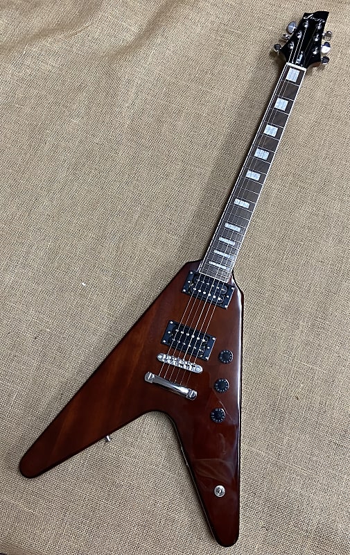 Firefly FFLV Flying V Brown | Reverb