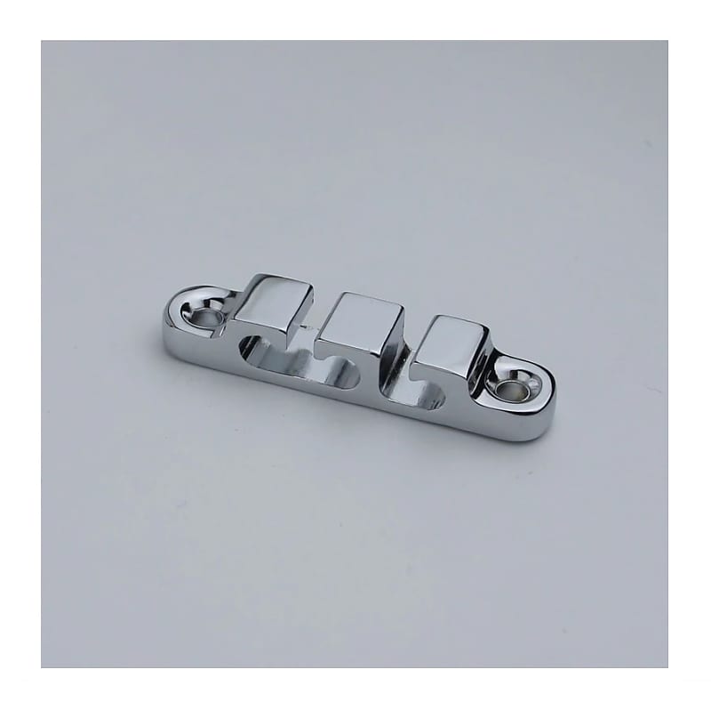 Bass 3 String Chrome Retainer for Bass Guitar Straight Mount | Reverb
