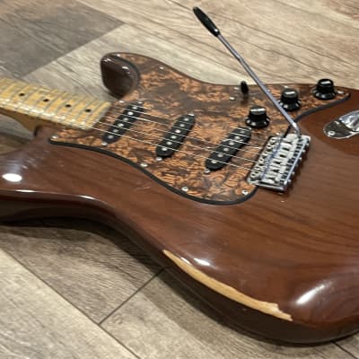 1977-1978 Fender USA Stratocaster Mocha Brown 3 | Reverb Australia
