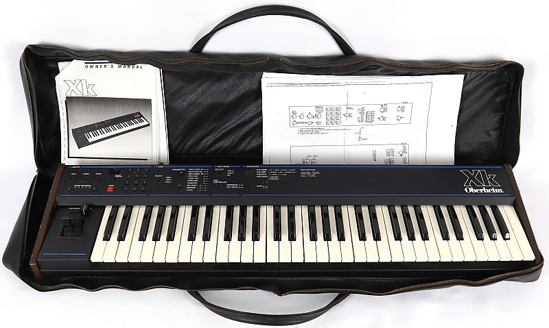 Vintage Oberheim Xk Keyboard MIDI Controller w/ Bag & Owner's | Reverb