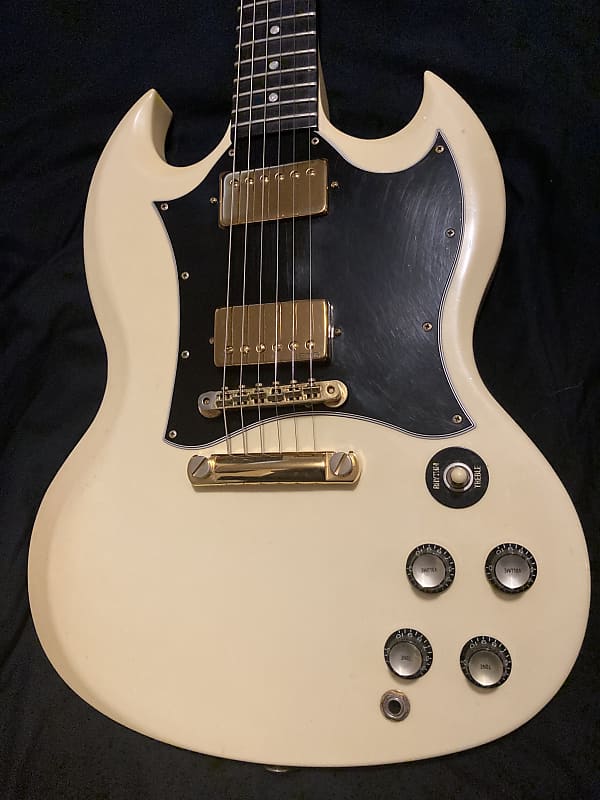 Gibson 2000 Sg Special White Gold Hardware Emgs Reverb