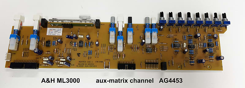 Allen & Heath ML3000 AUX/MATRIX Channel Strip Parts Works | Reverb