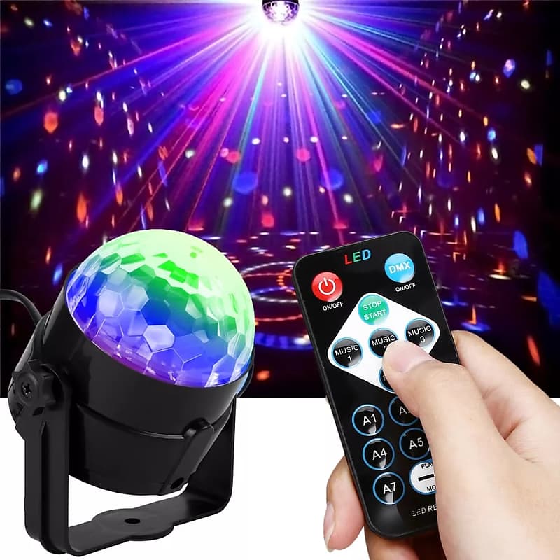 Disco Party Lights Strobe Led Dj Ball Sound Activated Bulb | Reverb