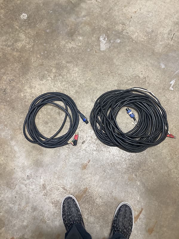 speaker cable nl4 4 conductor - Black | Reverb