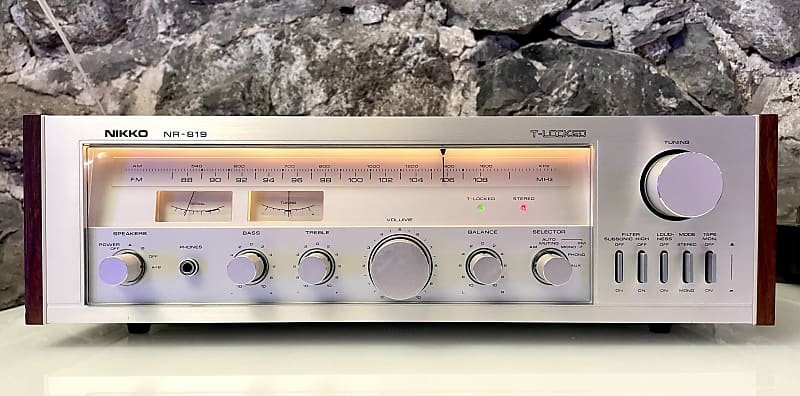 Vintage Silver Nikko NR-819 (45 WPC) - Serviced + Cleaned + | Reverb