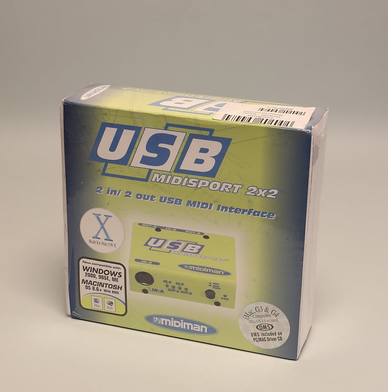 MIDIMAN USB MIDISPORT 2X2 green | Reverb UK