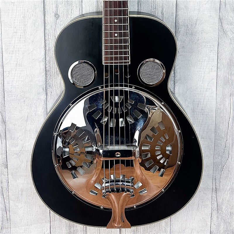 Dean Resonator Spider Acoustic, Black, Second-Hand | Reverb