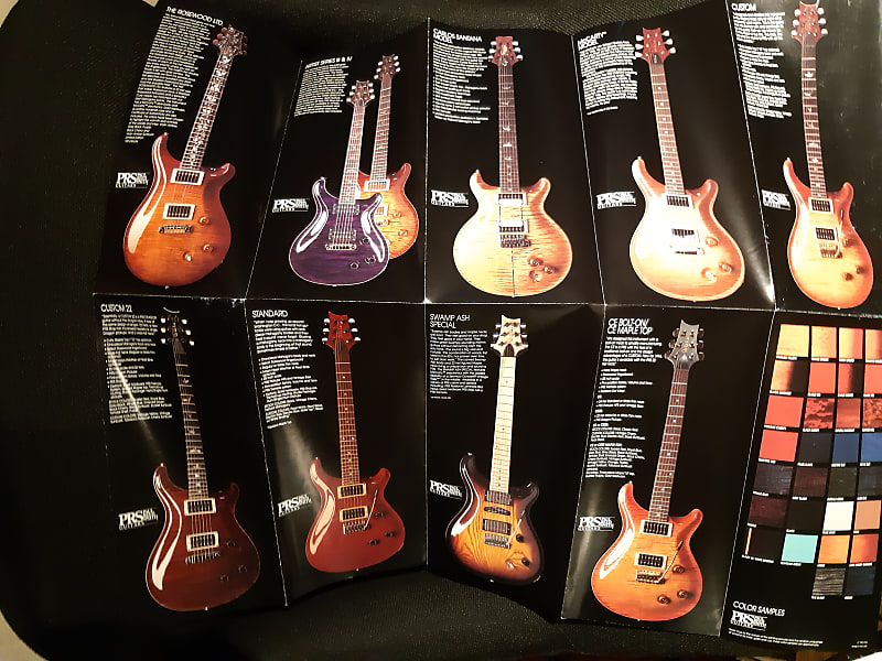 PRS Ross Childress brochure poster 1992 | Reverb