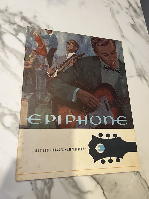 1965-1966 Epiphone Full Line Catalog Rare Case Candy Sheraton | Reverb