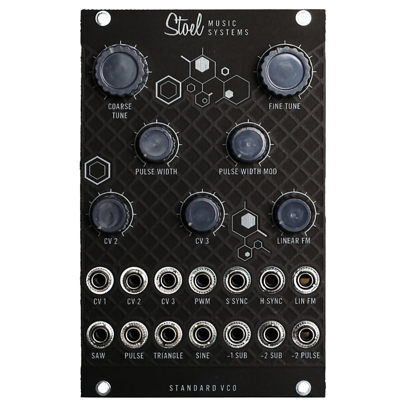 Stoel Music Systems Standard VCO Oscillator, Dark Mode- Black | Reverb