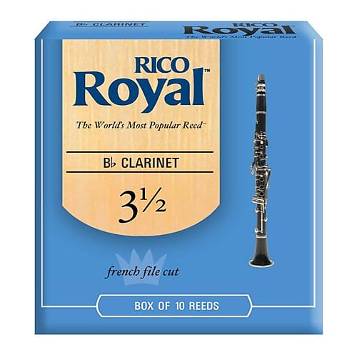 Rico Royal Bb Clarinet Reeds Strength 3.5 10-pack | Reverb