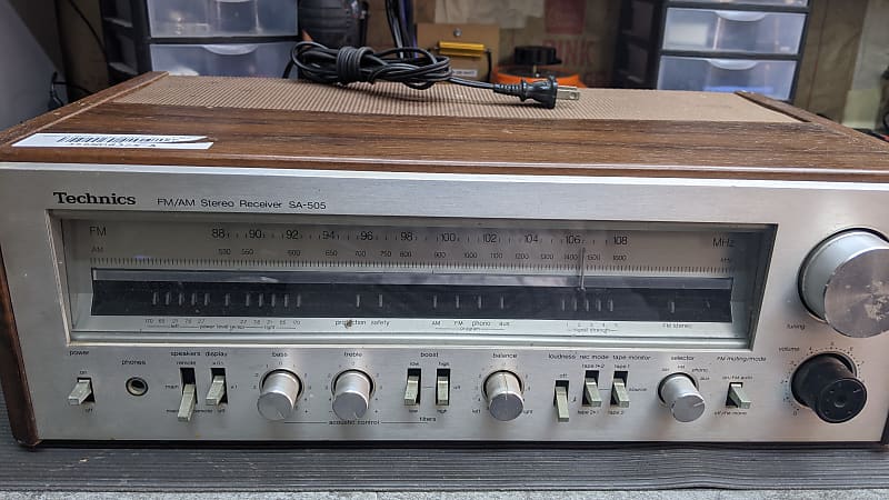 Vintage & Rare made in Japan 1979-80 Technics SA-505 Receiver | Reverb