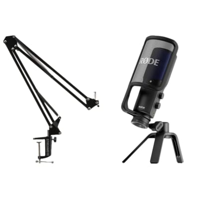 Rode NT-USB USB Condenser Microphone Bundle with Rode PSA1 | Reverb