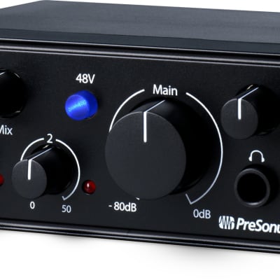 Presonus AudioBox GO 2x2 USB-C Bus Power Audio Recording | Reverb