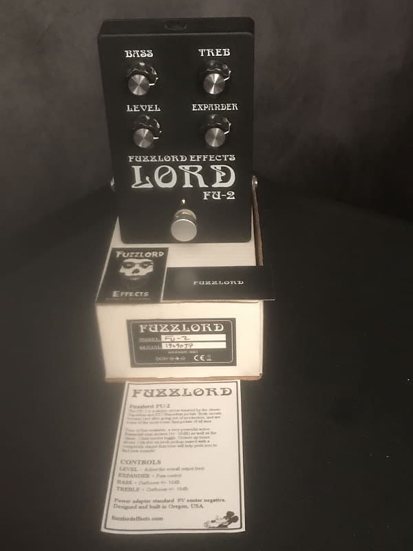 Fuzzlord FU-2 Black | Reverb