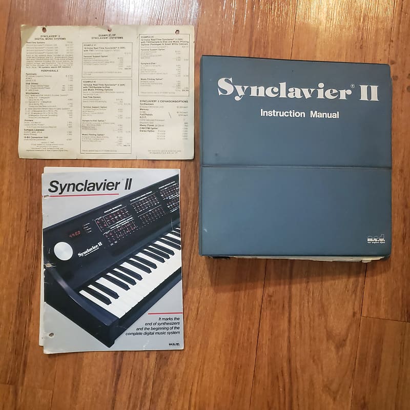 NED Synclavier II Manual (OEM) | Reverb