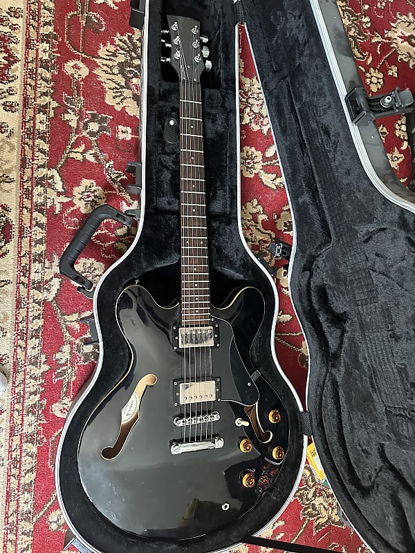 Samick Dot 335 style - Black | Reverb