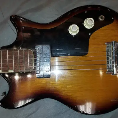 Melody Italian Brand Single Pickup Guitar 1970's Sunburst | Reverb