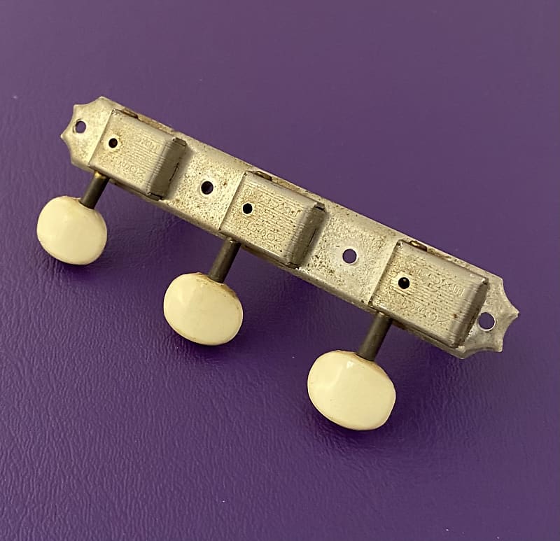 VINTAGE 1960s Kluson Double Line Tuner Gibson Treble side G B | Reverb